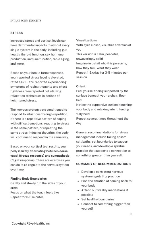 FOUNDATION PROTOCOL - Reve Health